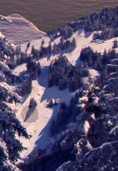 Create a Snow Covered, Coastal, Mountain Town Matte Painting