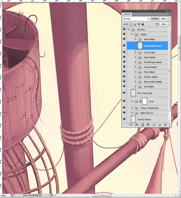Create a Flying Sailboat Illustration With Photoshop