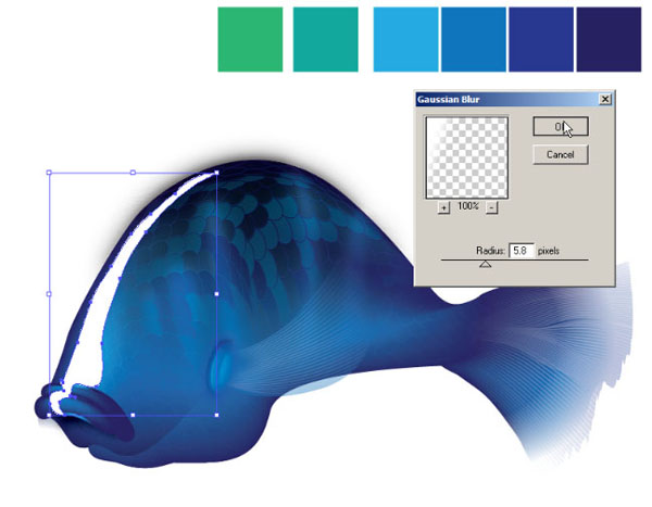 Create an Artistic Vector Fish with Layered Effects