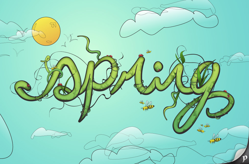 Create an Organic Spring Lettering Illustration | Envato Tuts+