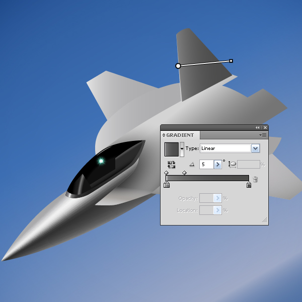 Create a Vector Fighter Jet