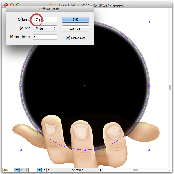 Create a Galaxy Globe in Illustrator