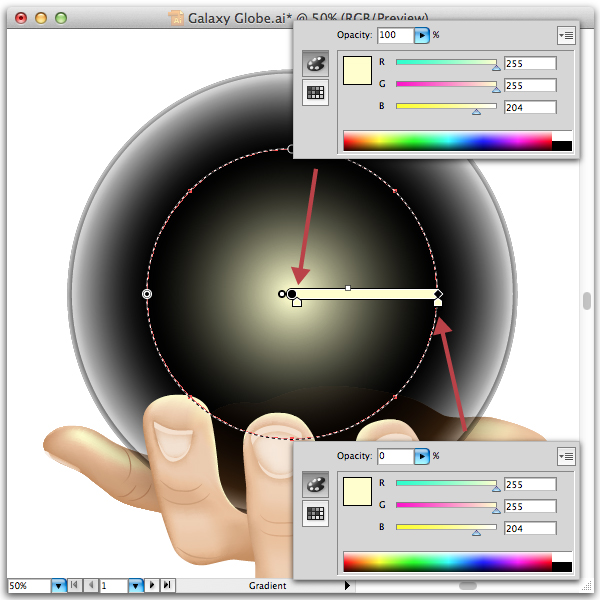 Create a Galaxy Globe in Illustrator