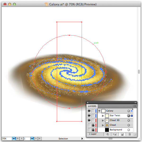 Create a Galaxy Globe in Illustrator